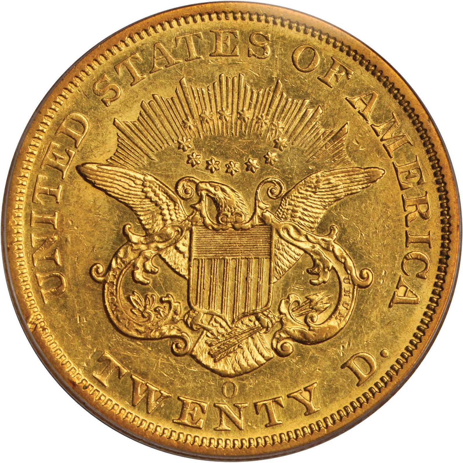 Value Of 1850 O 20 Liberty Double Eagle Sell Rare Coins Value Of 1850 O 20 Liberty Double Eagle Sell Rare Coins