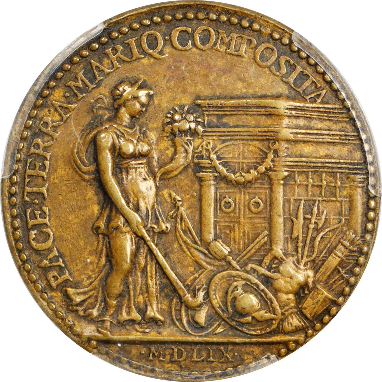 Value Of 1559 Peace Of Cambria Medal Rare Medal Buyers