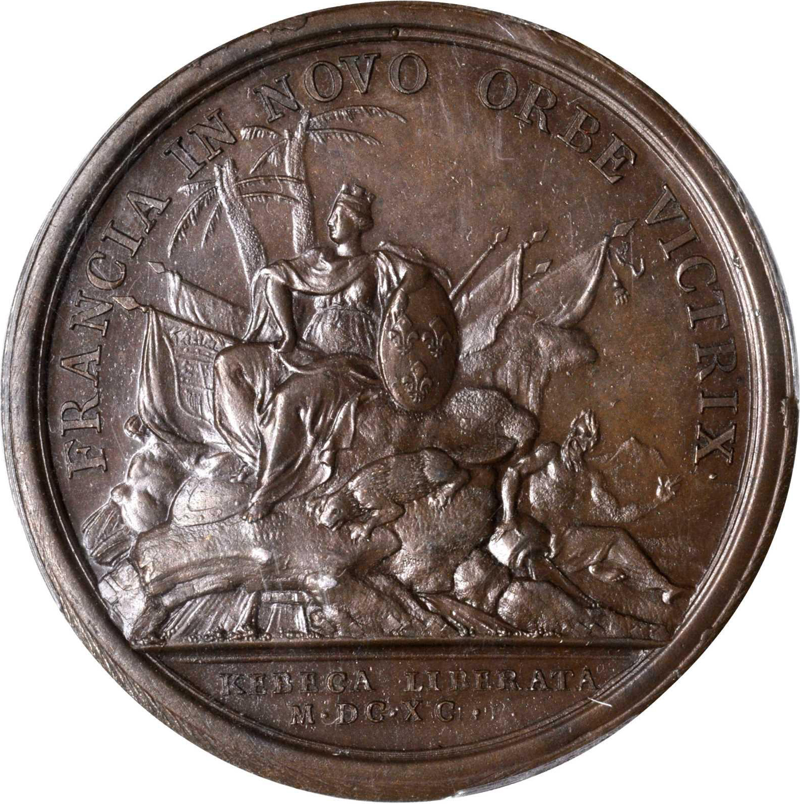 Value Of 1690 Quebec Liberated Medal Rare Medal Buyers