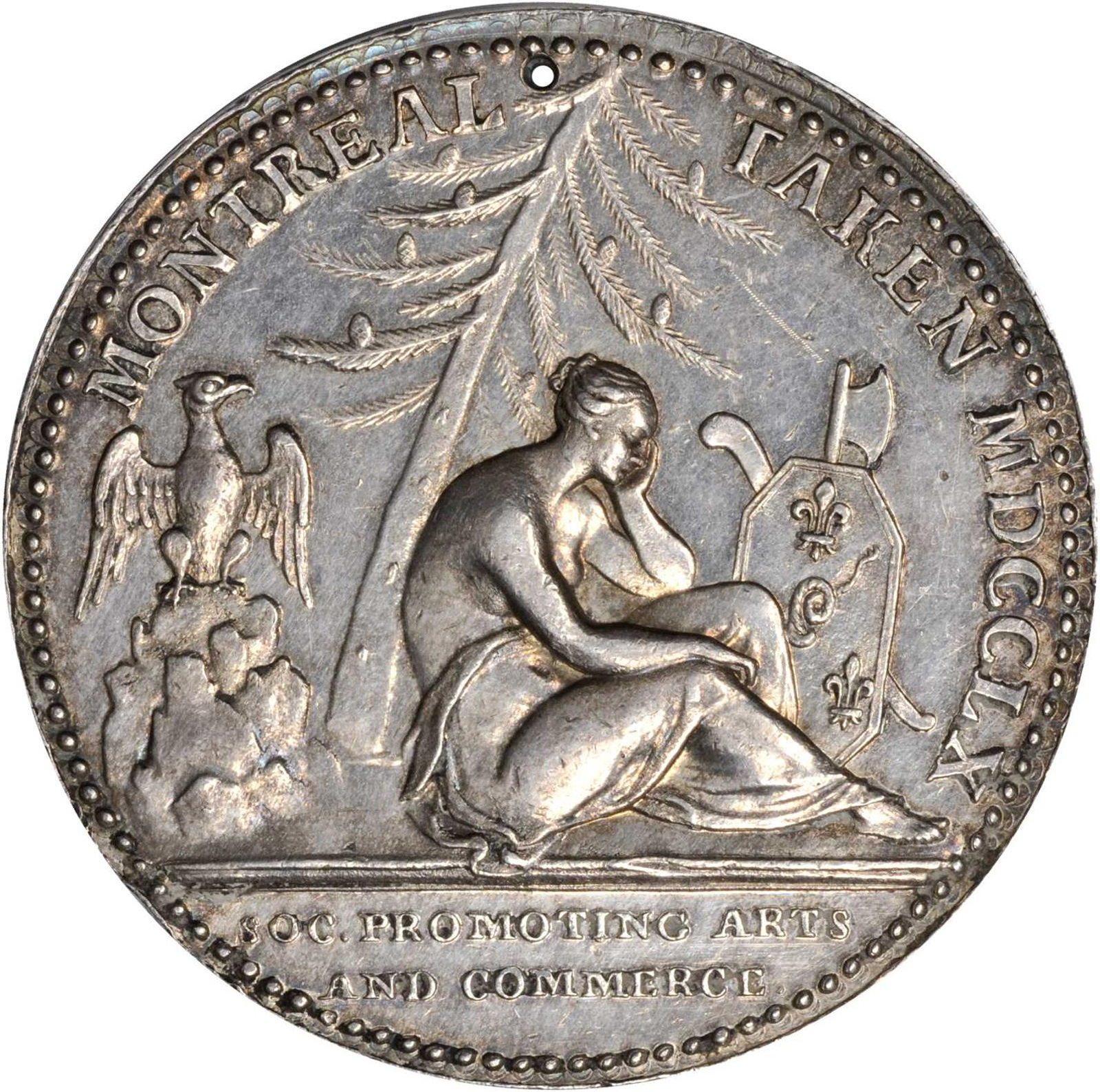 Value Of 1760 Montreal Taken Medal Rare Medal Buyers