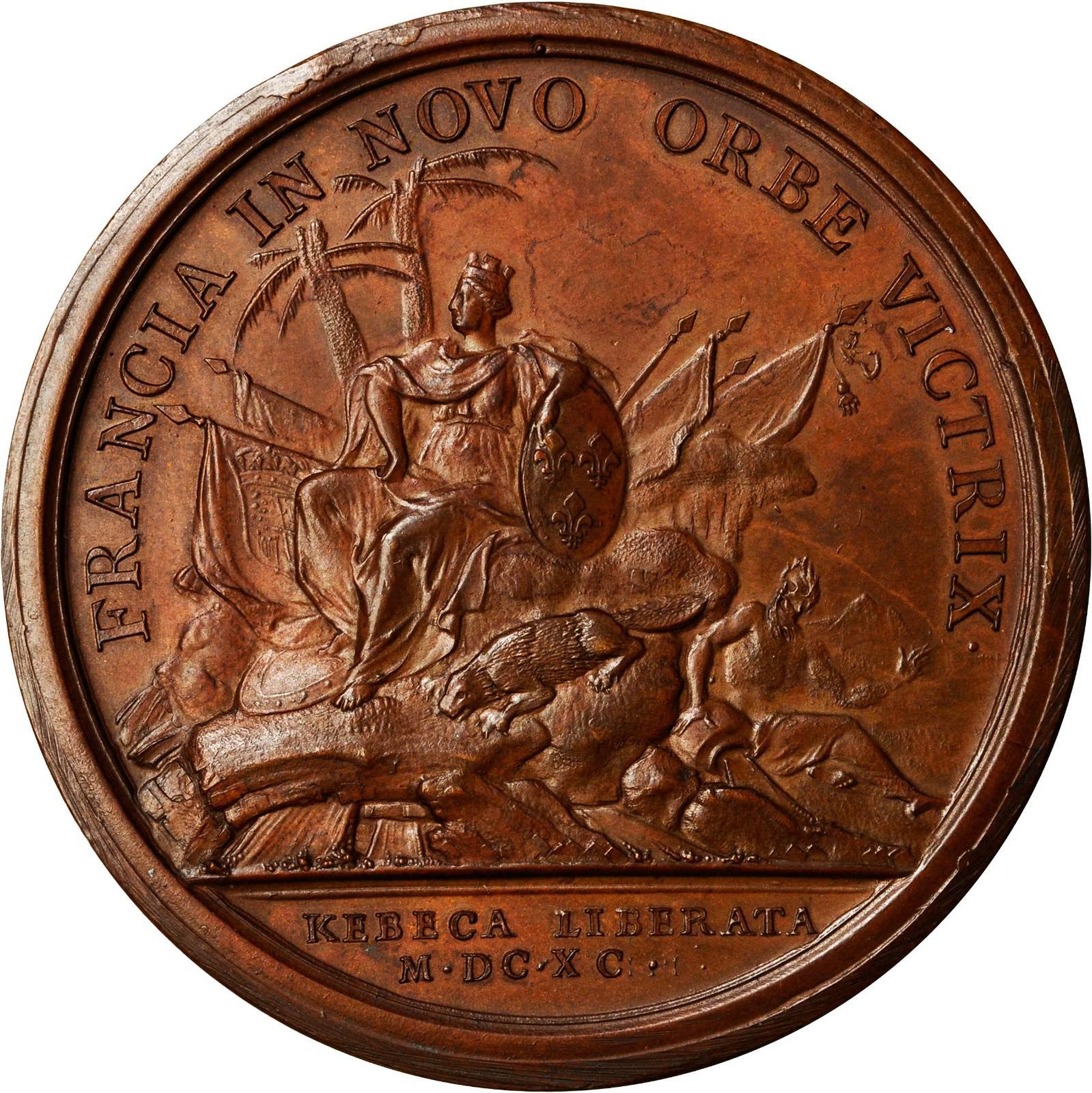 Value Of 1690 Quebec Is Liberated Medal Medal Buyer