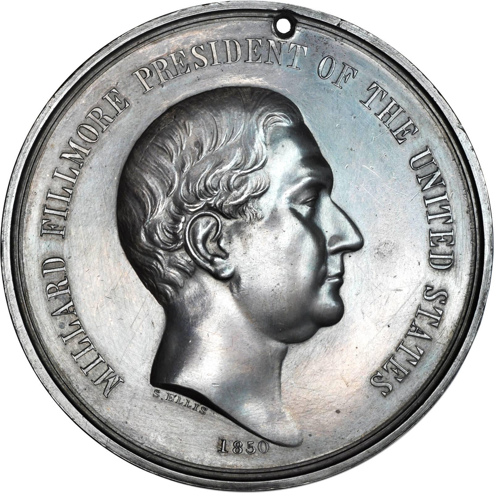 Worth Of 1850 Millard Fillmore Indian Peace Medal Buyers